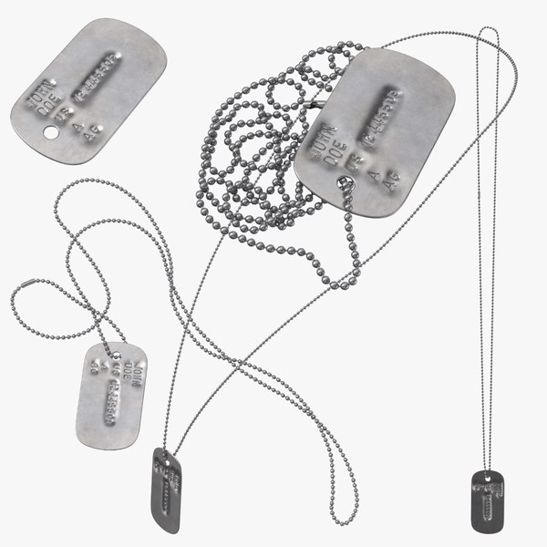 Dog Tag 3D Models for Download | TurboSquid