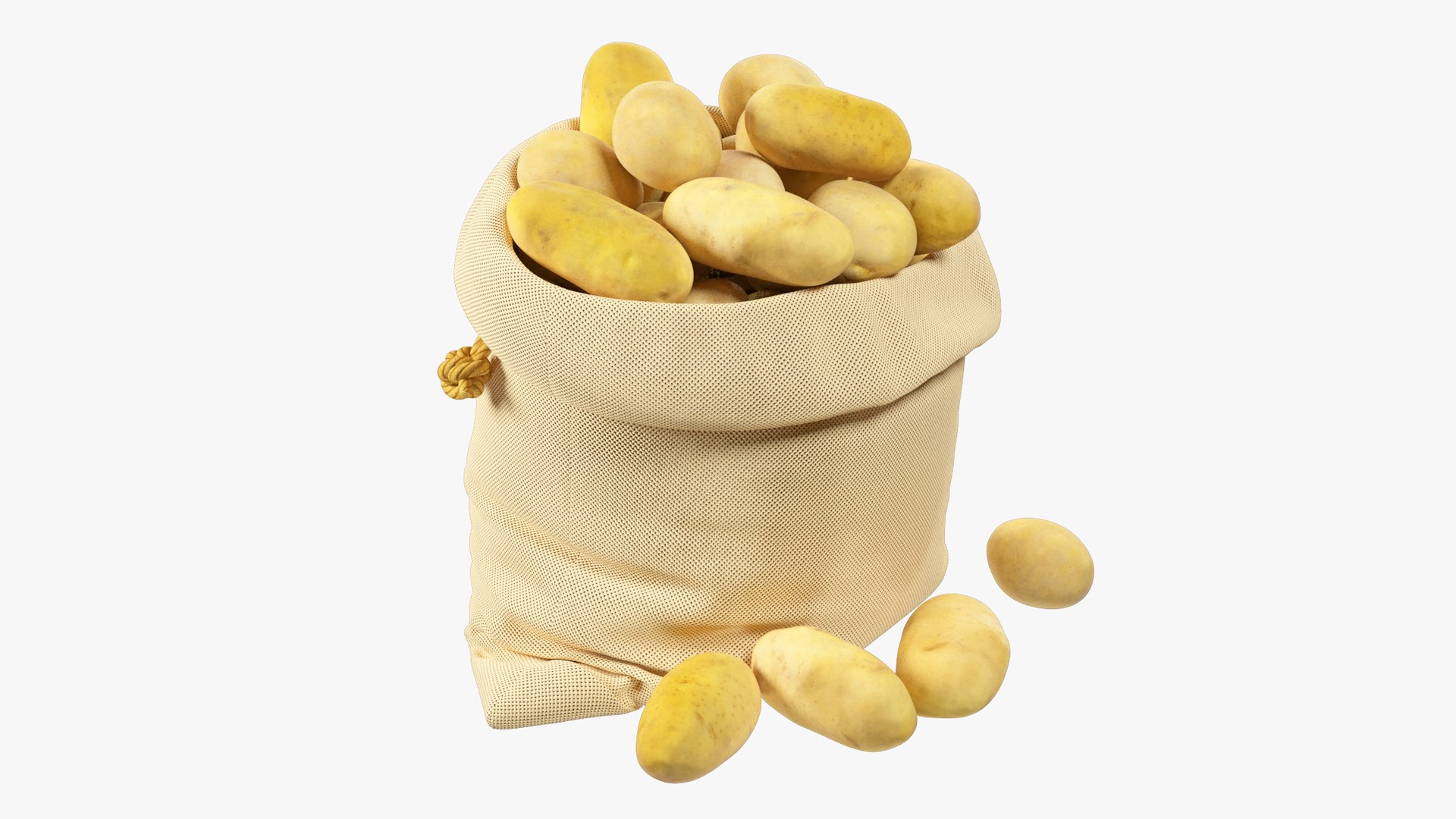 Potato Sack V1 3D Model - TurboSquid 2186092