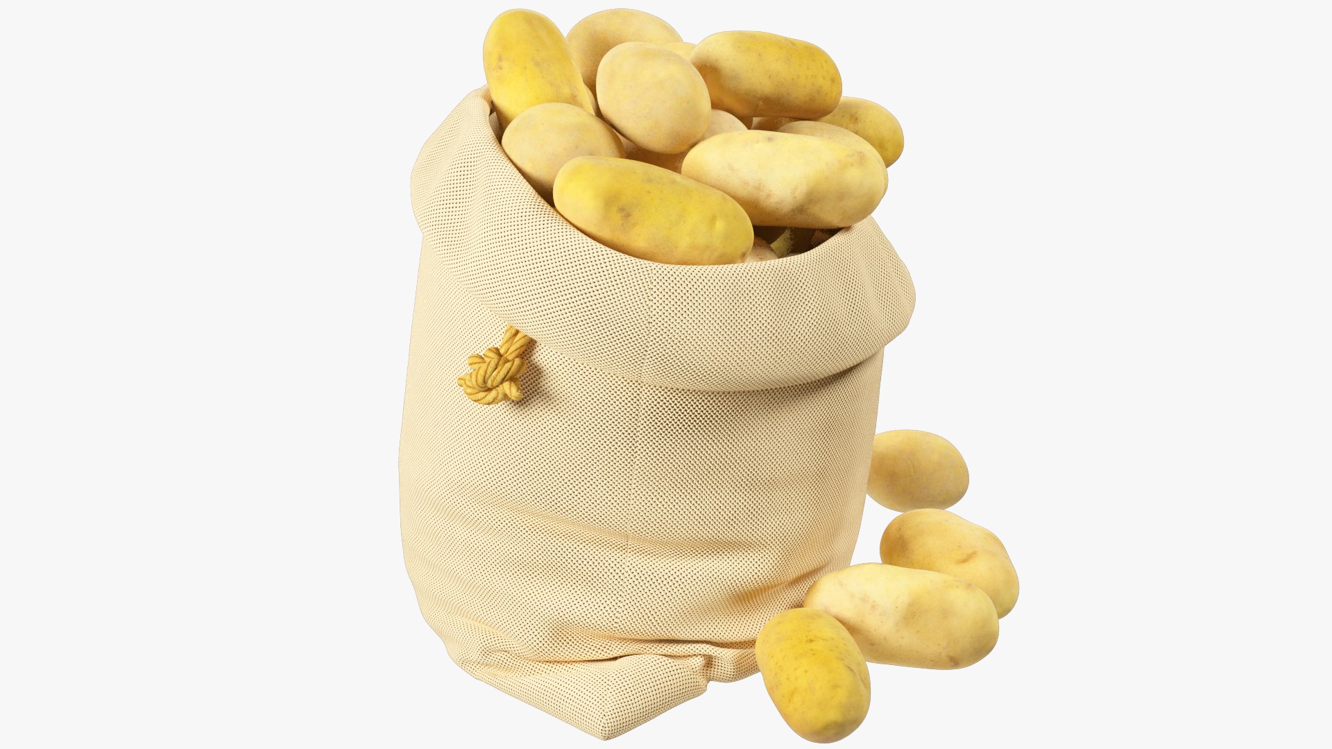 Potato Sack V1 3D Model - TurboSquid 2186092