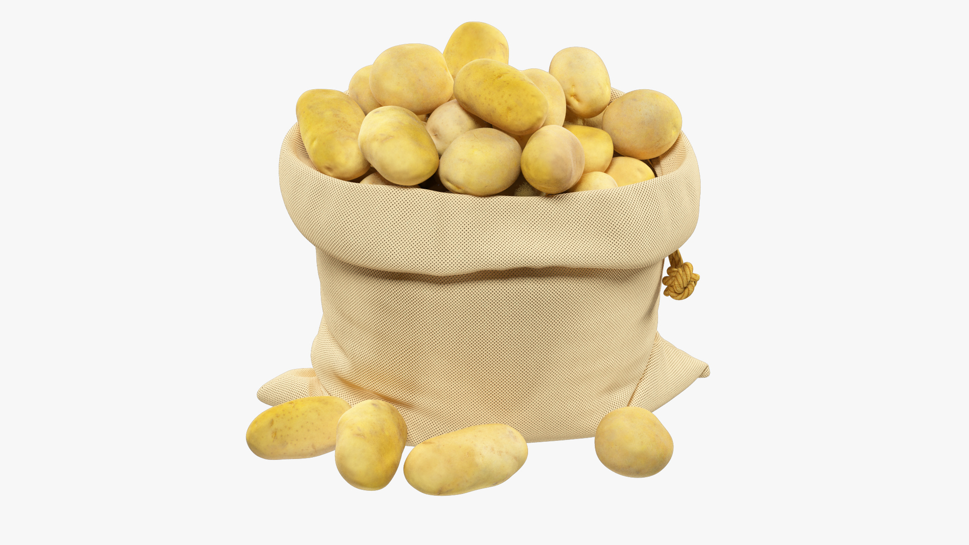 Potato Sack V1 3D Model - TurboSquid 2186092