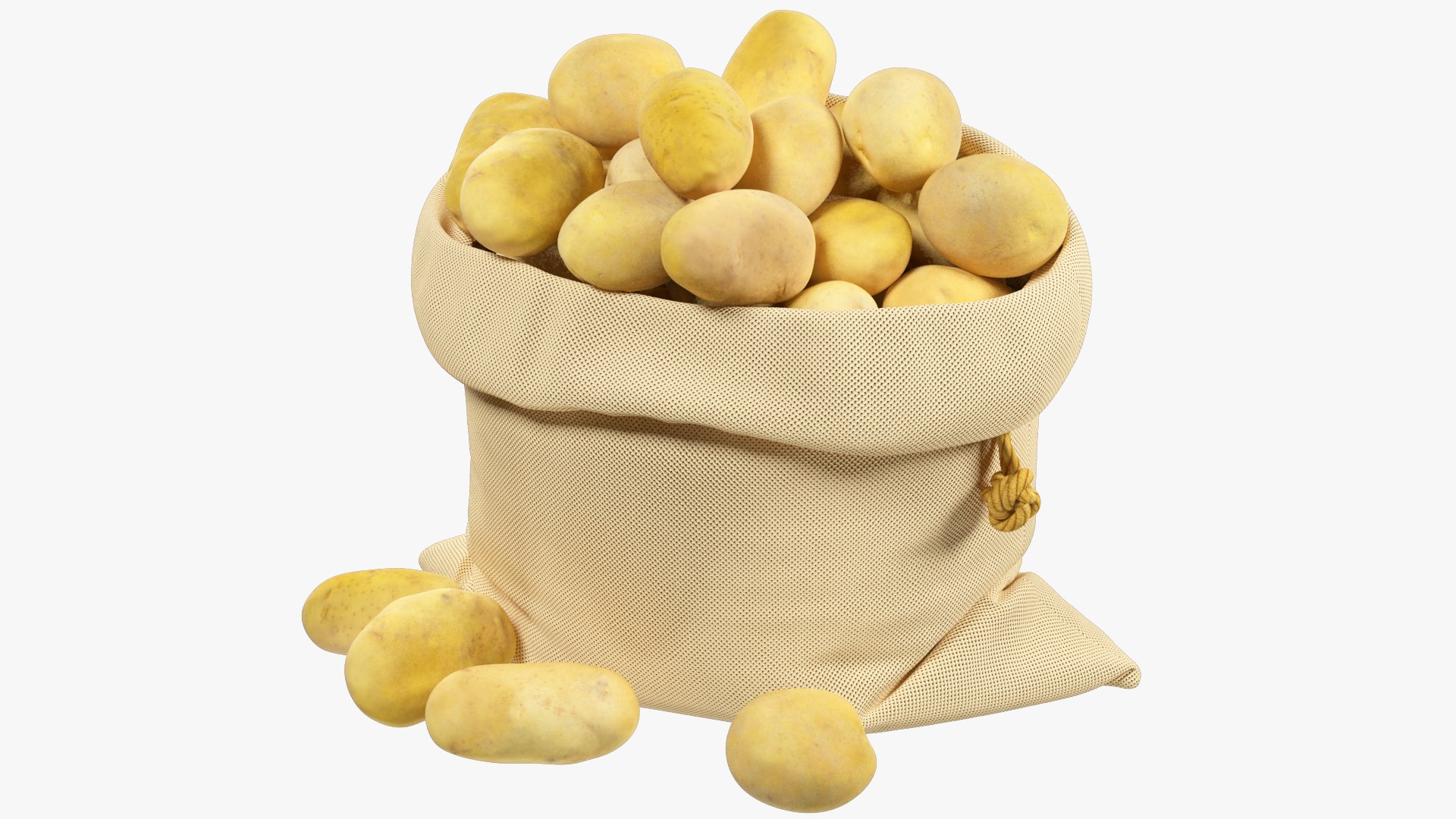 Potato Sack V1 3D Model - TurboSquid 2186092