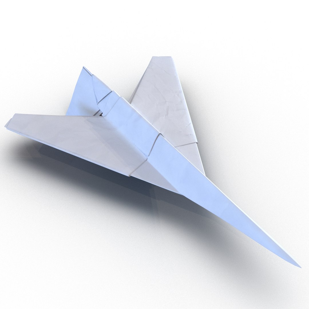 Paper Plane 5 3d Model