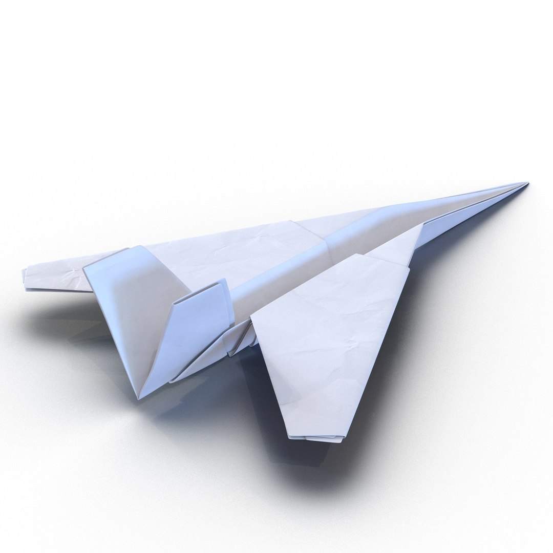 Paper Plane 5 3d Model
