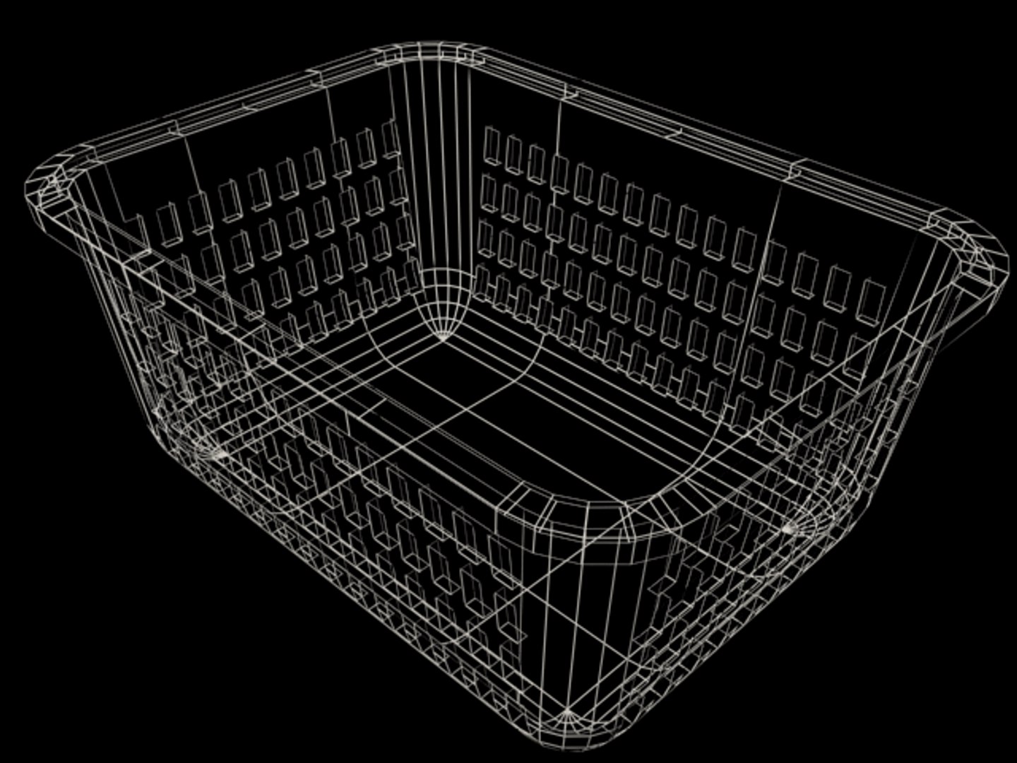 Laundry Basket 3d Model