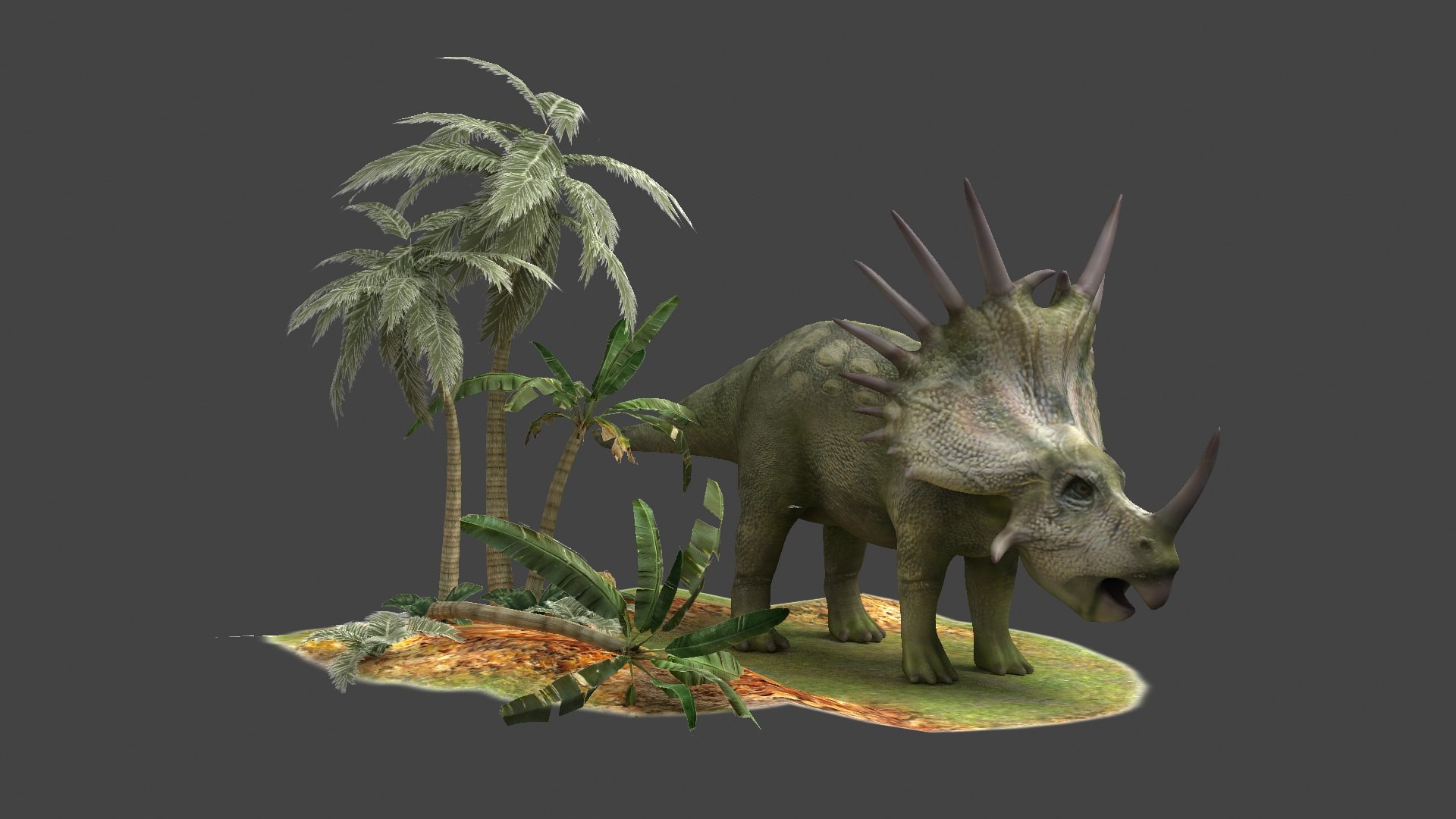 Coelurosaurs triceratops herbivores ancient creatures Slasher protozoa ...