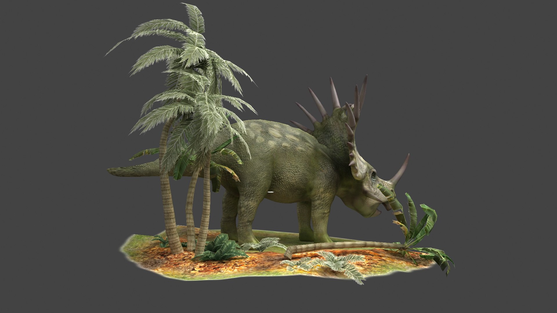 Coelurosaurs triceratops herbivores ancient creatures Slasher protozoa ...