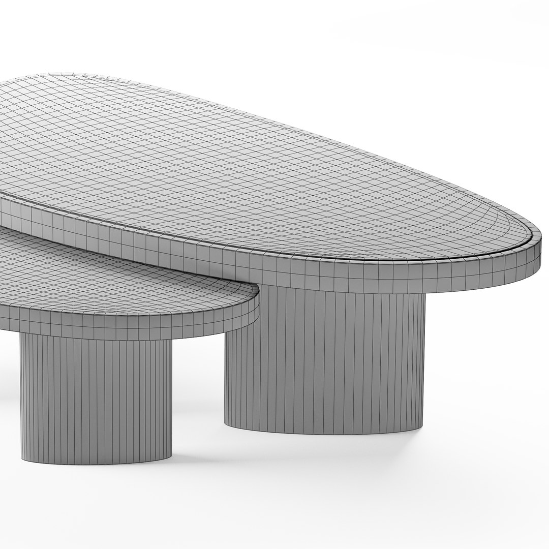 3D Hamilton Conte Silas Coffee Tables Model - TurboSquid 2241435