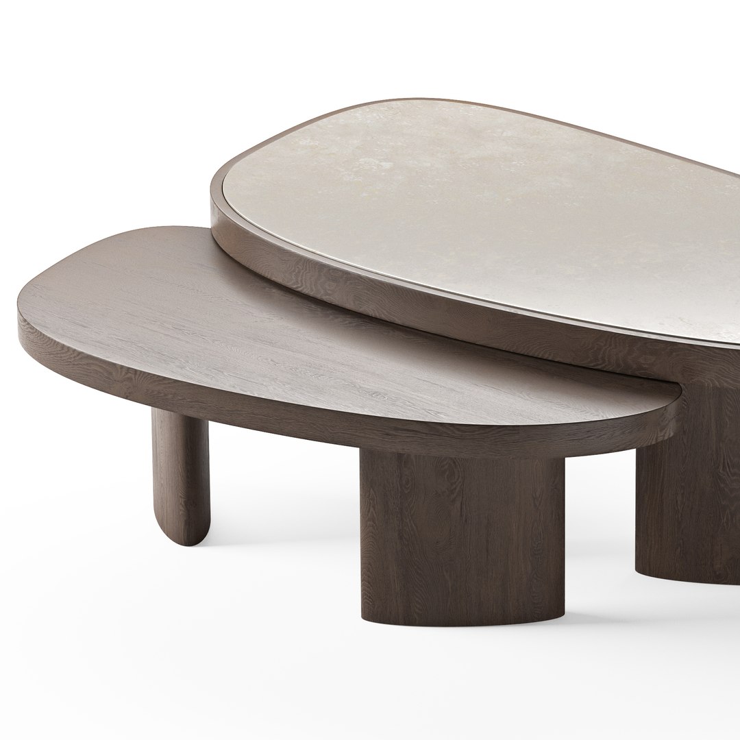 3D Hamilton Conte Silas Coffee Tables Model - TurboSquid 2241435