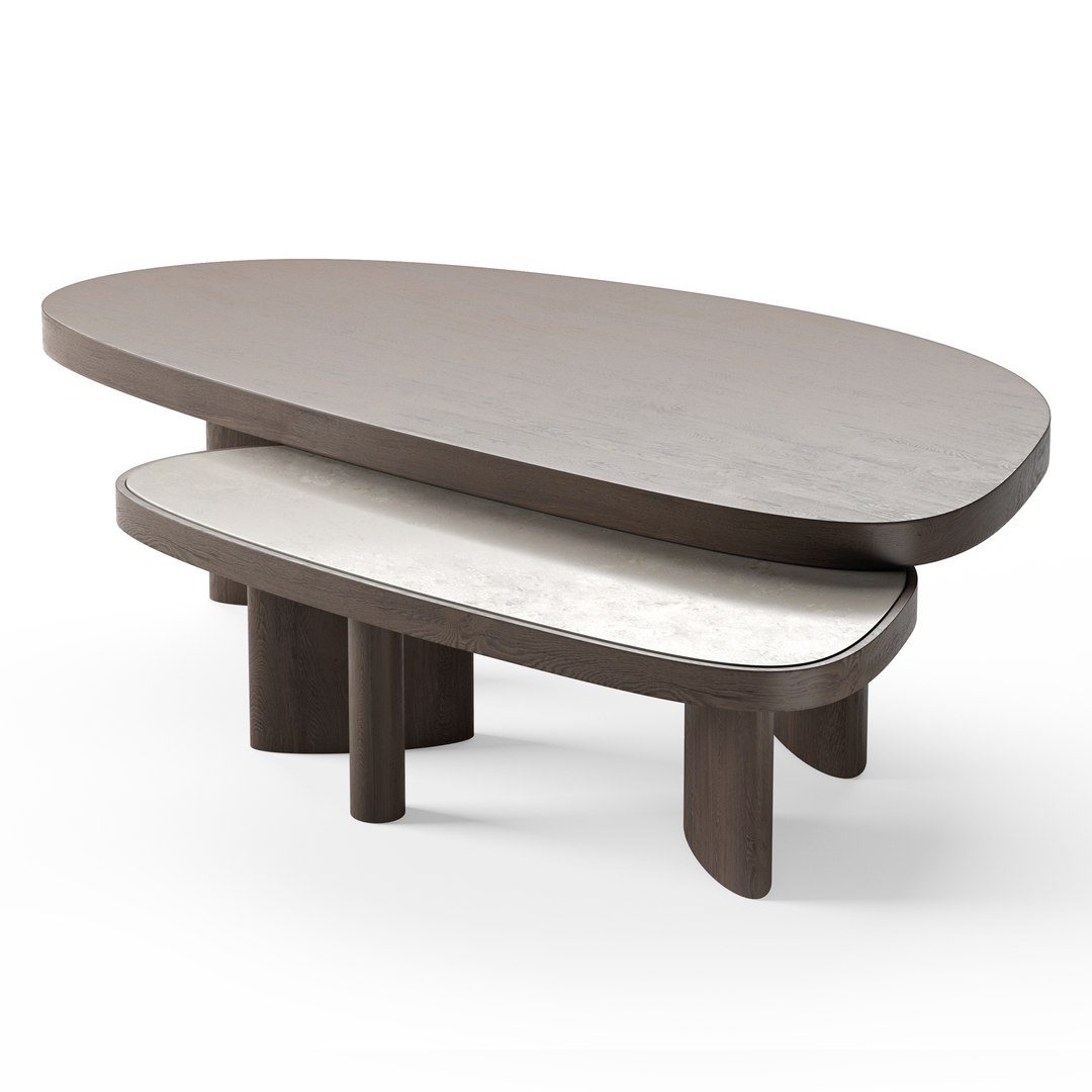 3D Hamilton Conte Silas Coffee Tables Model - TurboSquid 2241435