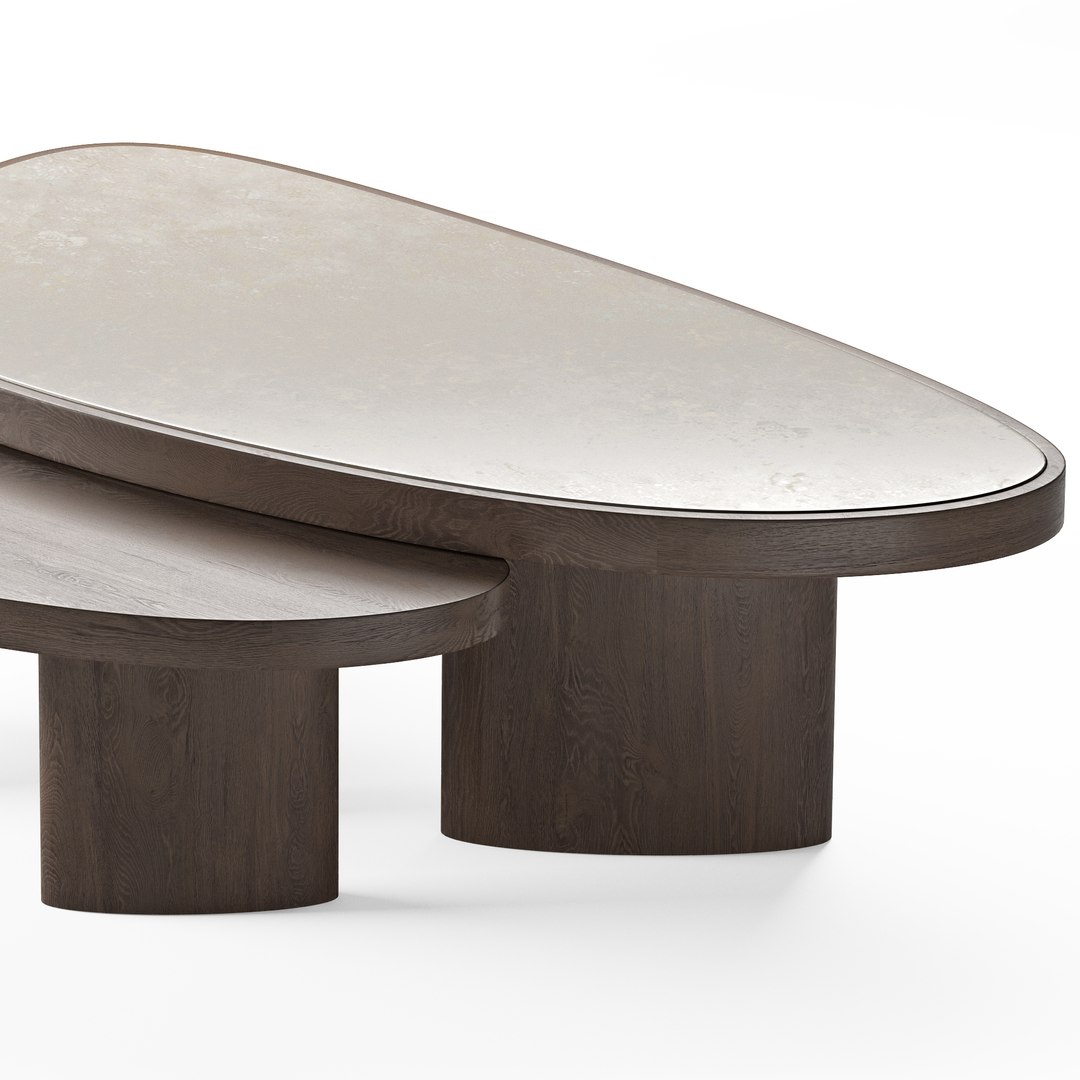 3D Hamilton Conte Silas Coffee Tables Model - TurboSquid 2241435