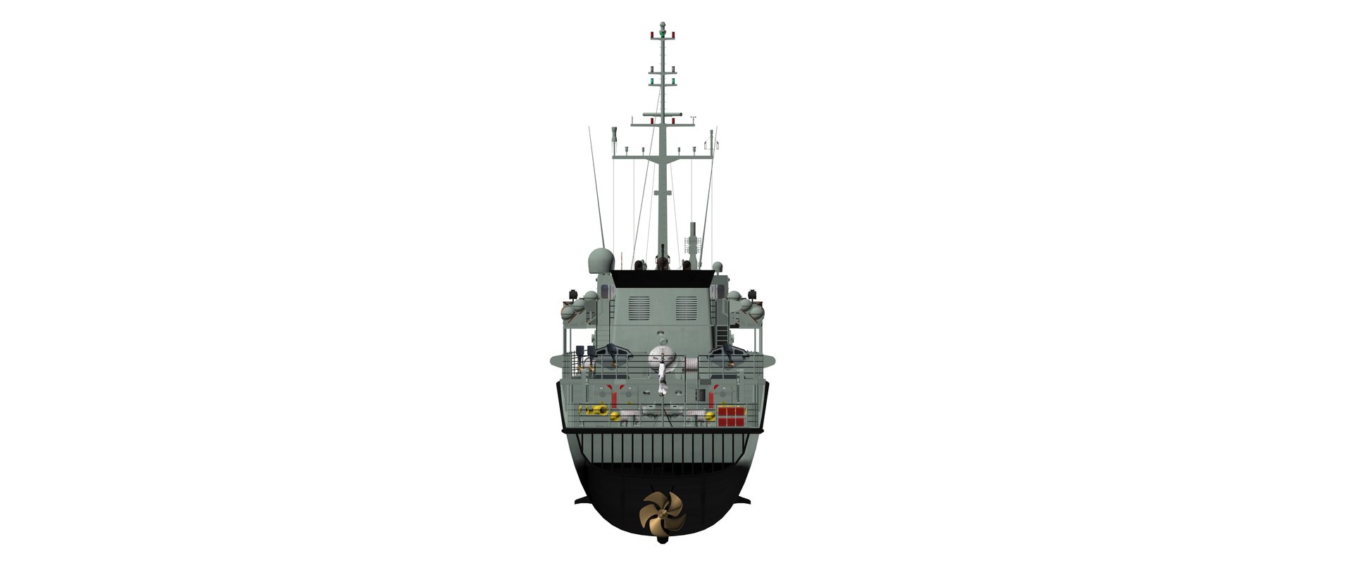 Huon Class Coastal Mine Hunter - HMAS Norman Model - TurboSquid 2039455