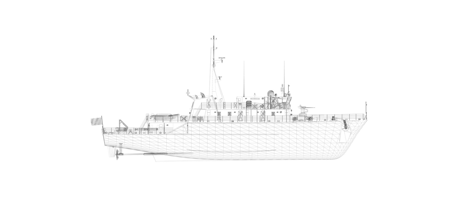 Huon Class Coastal Mine Hunter - HMAS Norman Model - TurboSquid 2039455