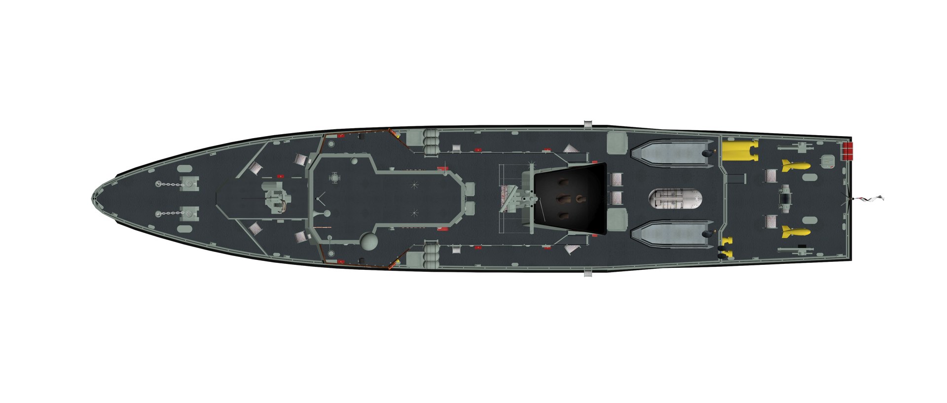 Huon Class Coastal Mine Hunter - HMAS Norman Model - TurboSquid 2039455