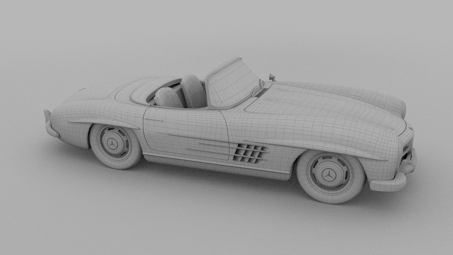 Pack Mercedes 300sl Model - TurboSquid 1154625