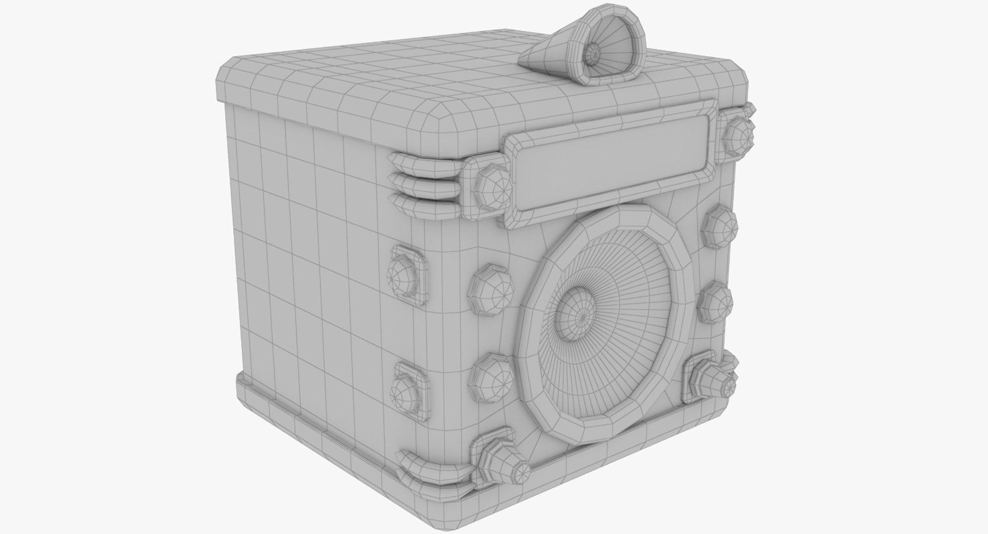 Stylized Music Box 3D Model - TurboSquid 1329683