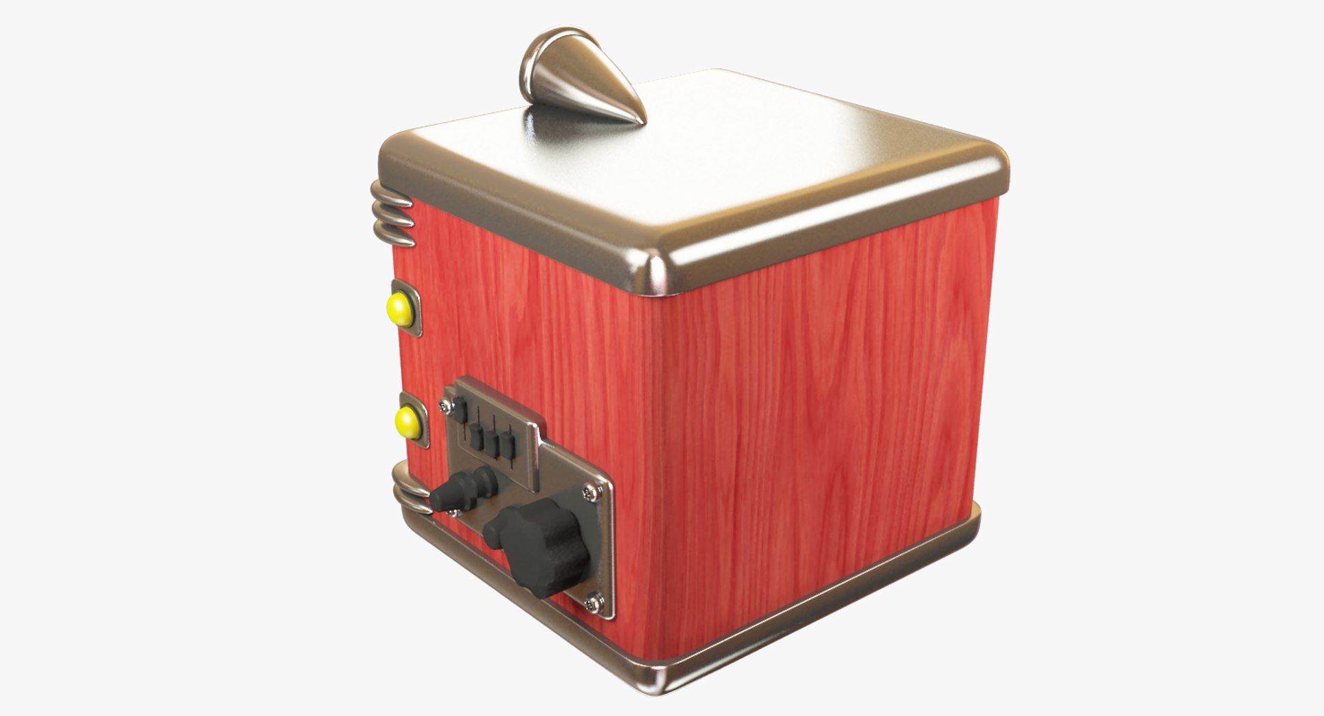 Stylized Music Box 3D Model - TurboSquid 1329683