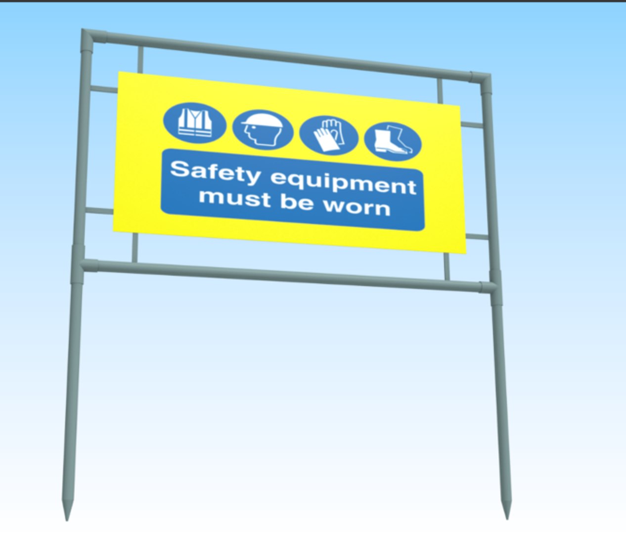 Safety Signs 3D - TurboSquid 1234048