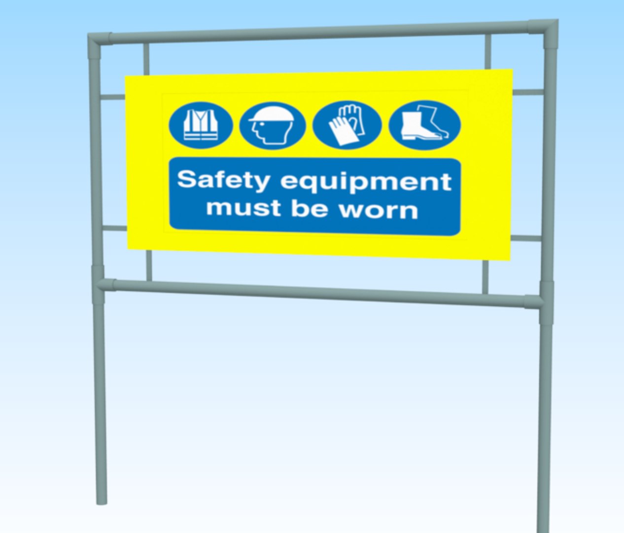Safety Signs 3D - TurboSquid 1234048