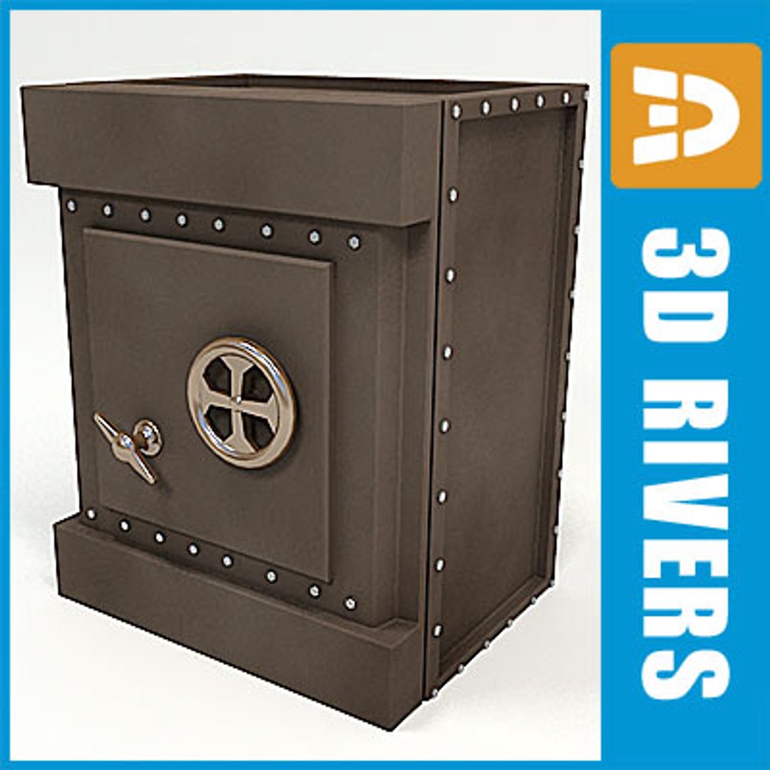 old safe 3d model