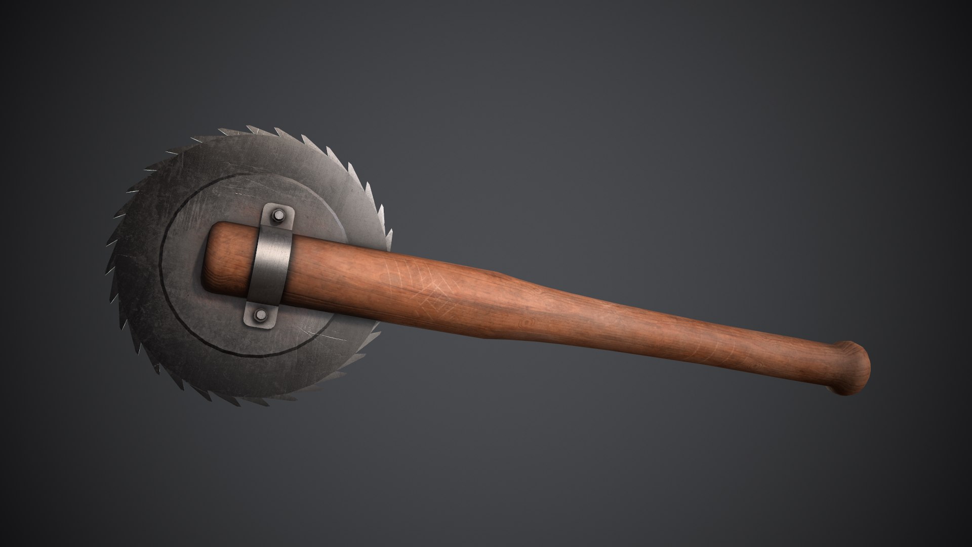 Sawblade Baseball Bat 3D Model - TurboSquid 1733326