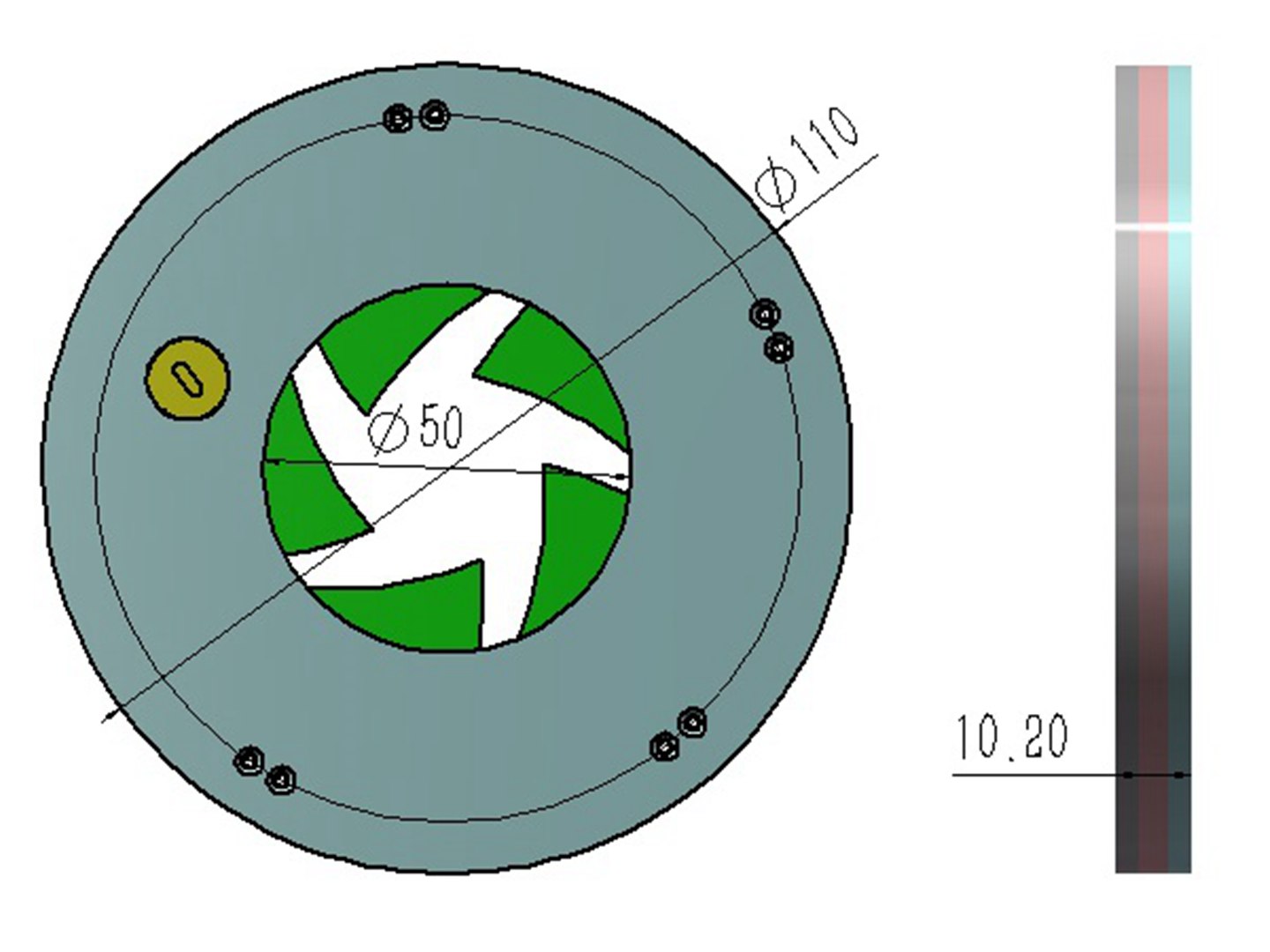 3D Model 3DP5BLROD50A-3d Printable Aperture - TurboSquid 1997719