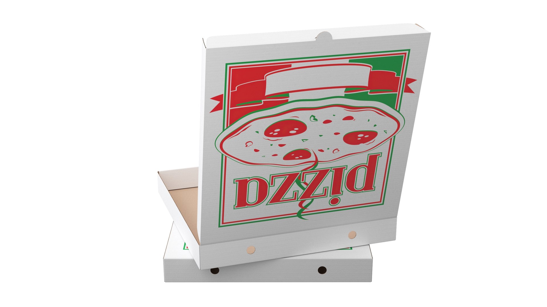 Pizza Box 3D model - TurboSquid 2168063