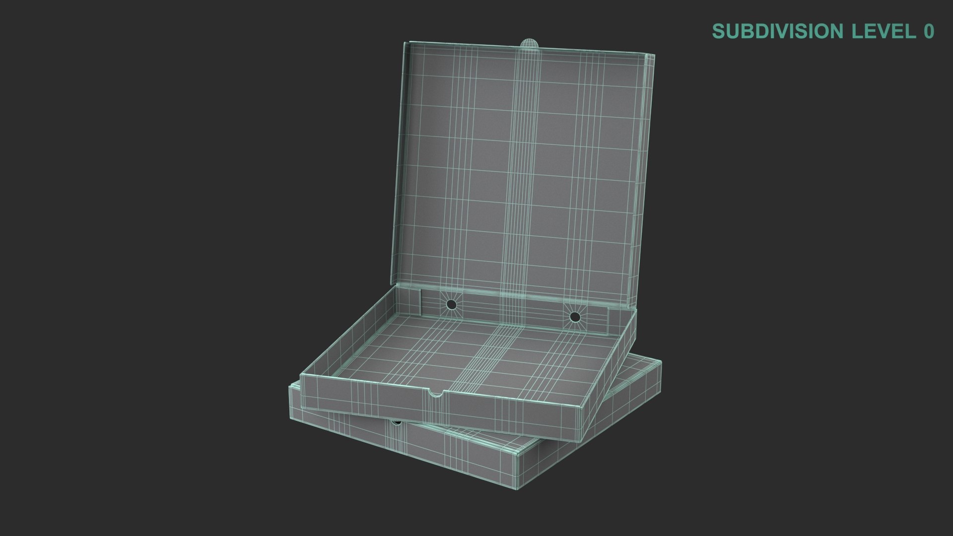 Pizza Box 3D model - TurboSquid 2168063