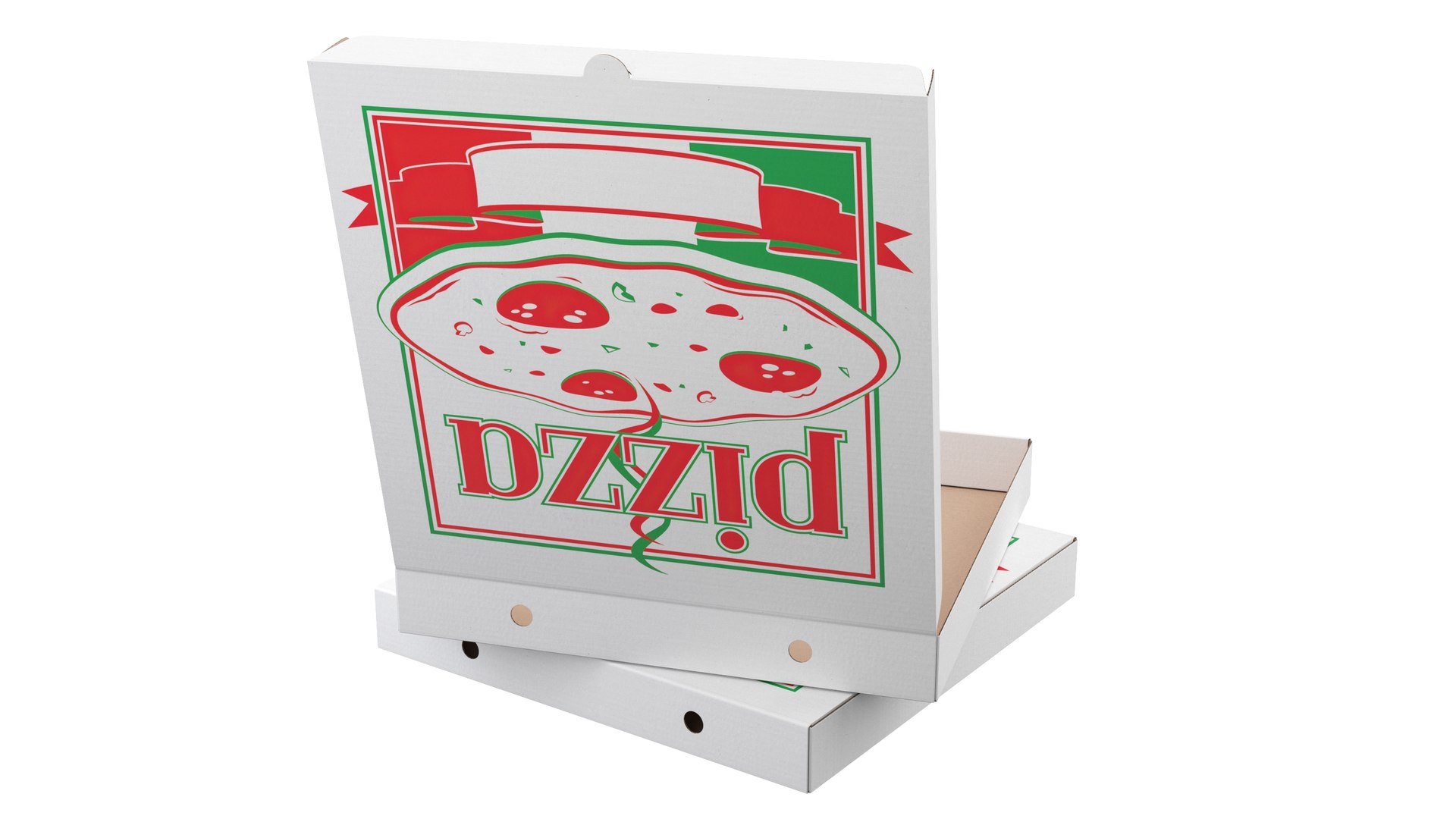 Pizza Box 3D model - TurboSquid 2168063