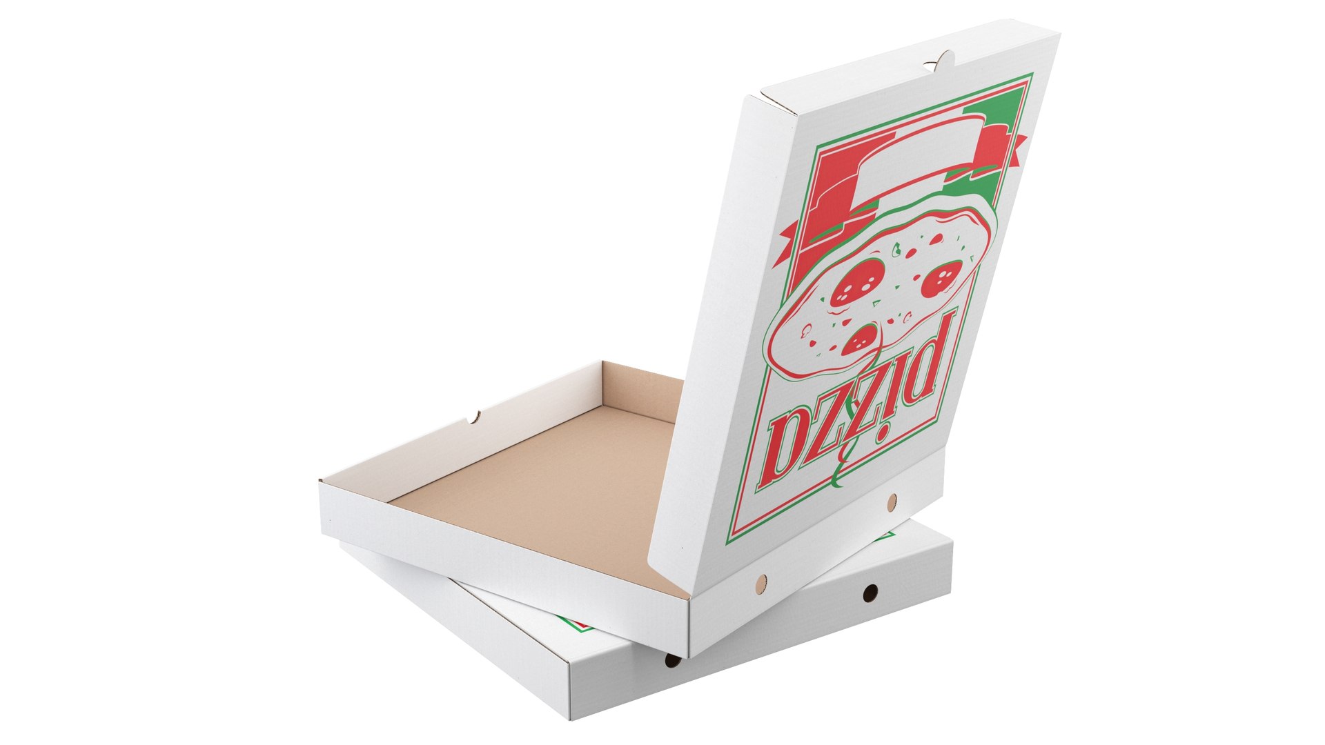 Pizza Box 3D model - TurboSquid 2168063