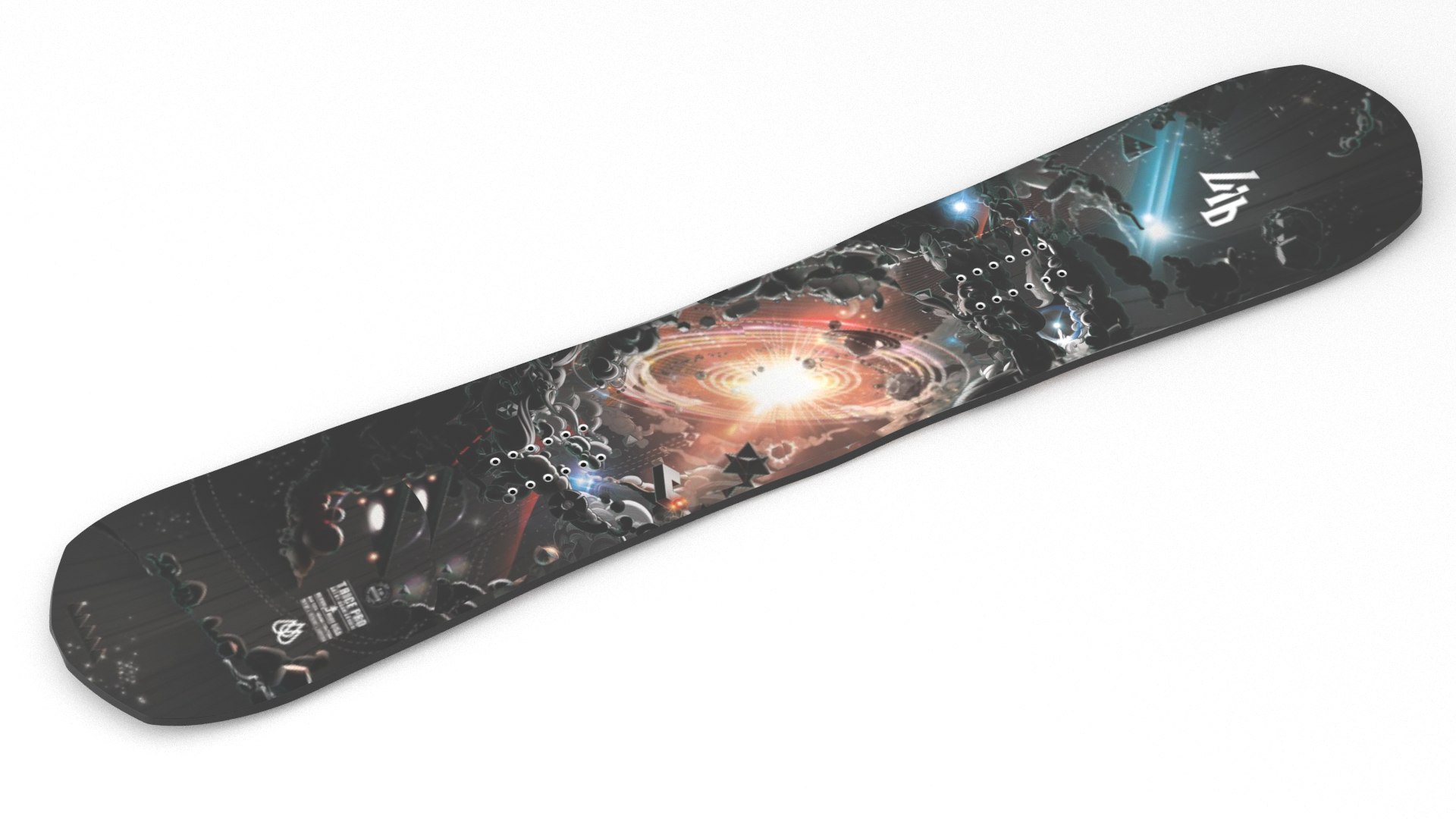 3D Snowboard LIB TECH T RICE PRO HP C2 2025 Model - TurboSquid 2333079