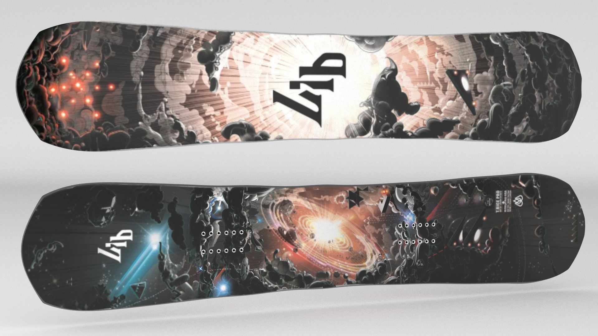 3D Snowboard LIB TECH T RICE PRO HP C2 2025 Model - TurboSquid 2333079