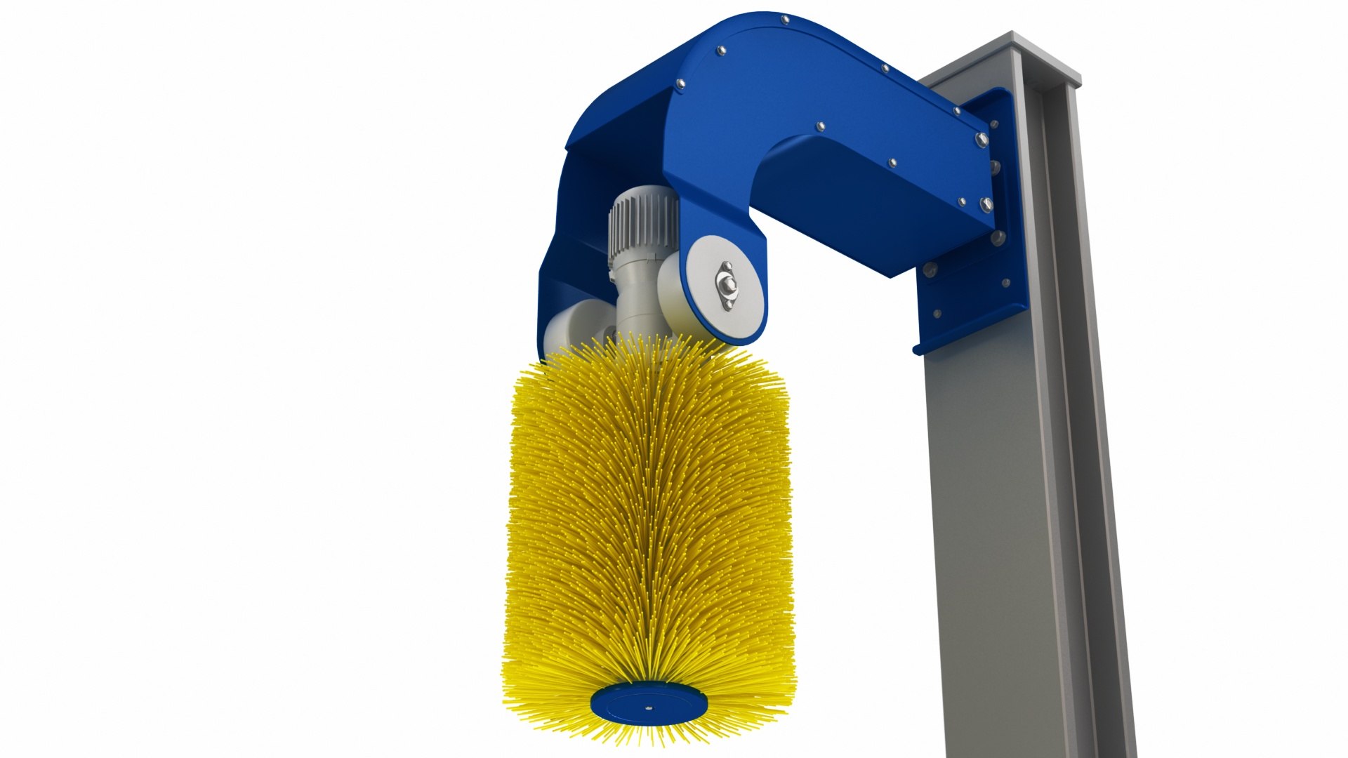 Cow Farm Spinning Brush 01 Animated 3D Model - TurboSquid 2000922