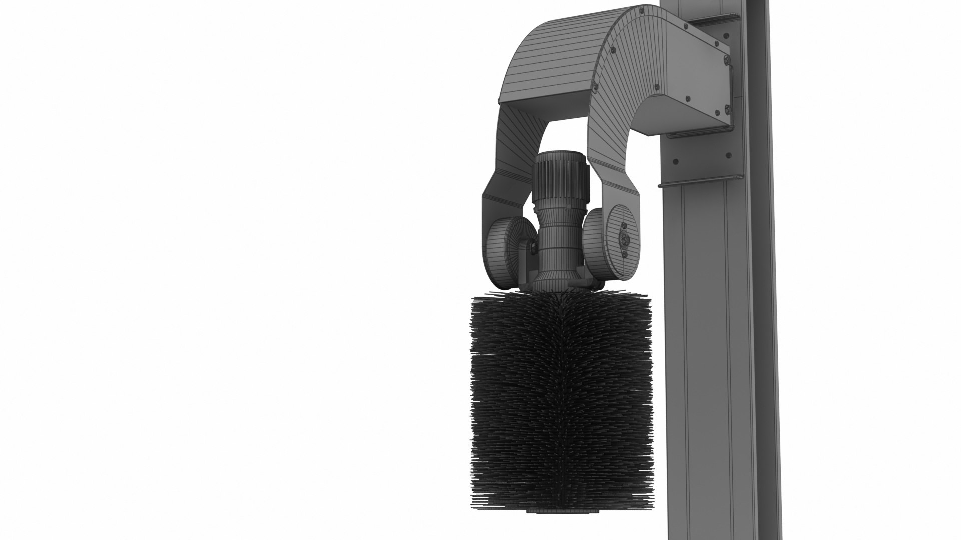 Cow Farm Spinning Brush 01 Animated 3D Model - TurboSquid 2000922