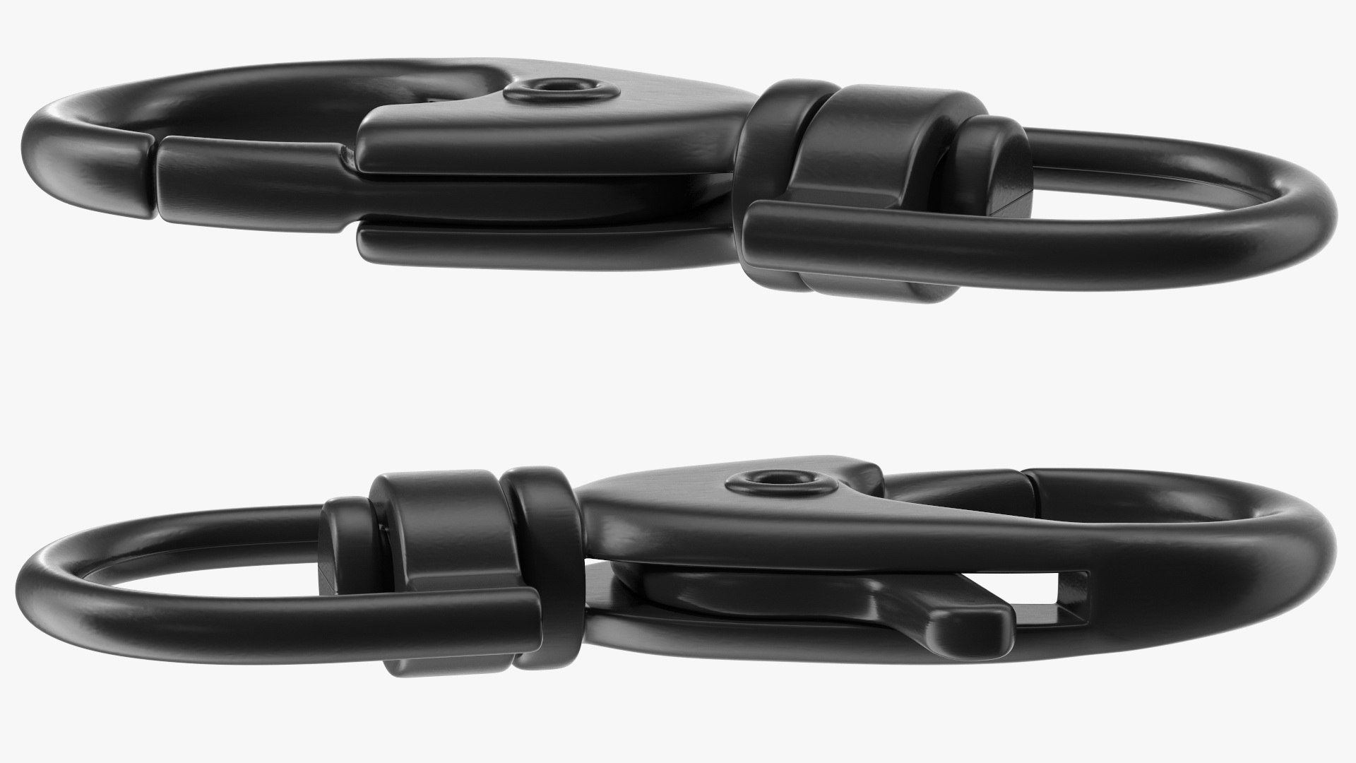 Metal Claw Clasp Black Set 3D - TurboSquid 1777268