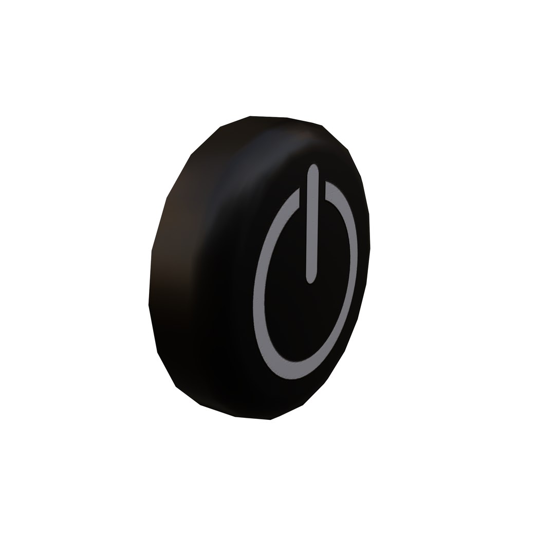 Power Button 3d Turbosquid 2137956