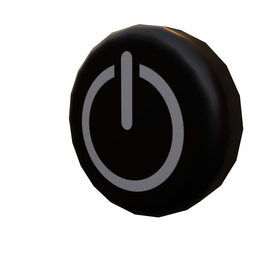 Power Button 3D - TurboSquid 2137956