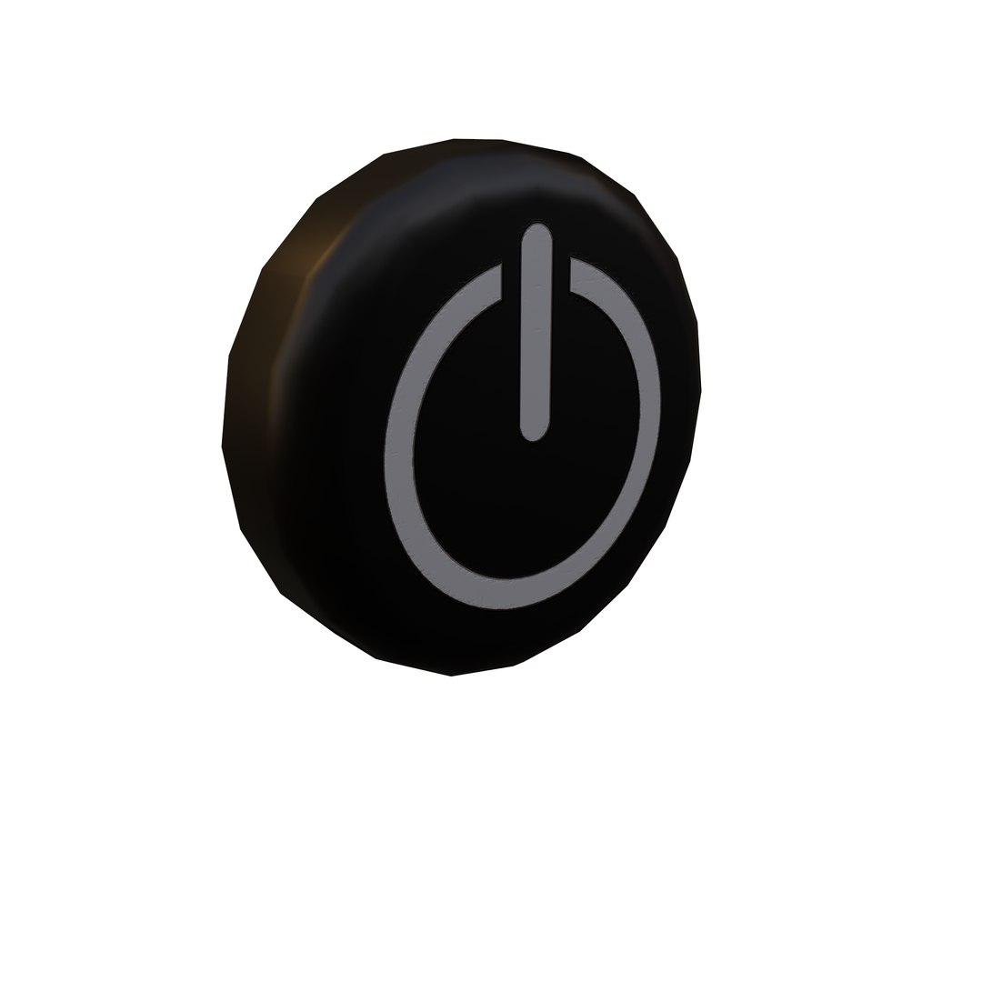 Power Button 3D - TurboSquid 2137956