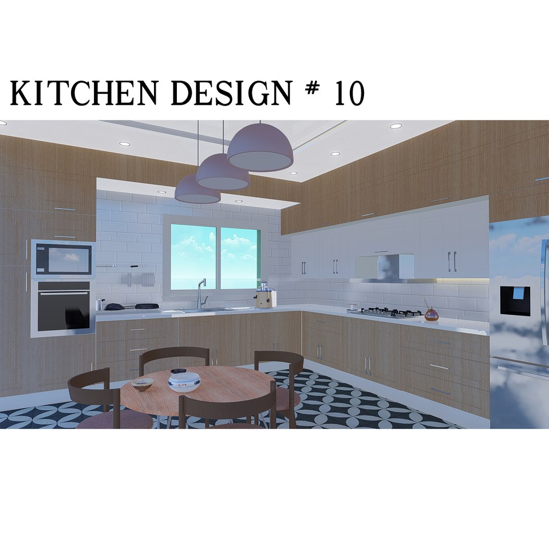 KITCHEN DESIGN 3D Model - TurboSquid 2015789