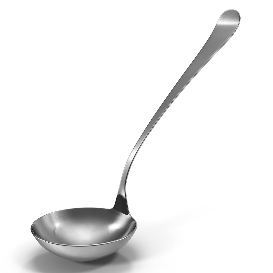 3d ladle modeled