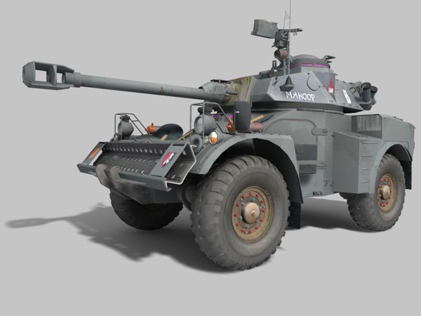3d south africa eland armored car model