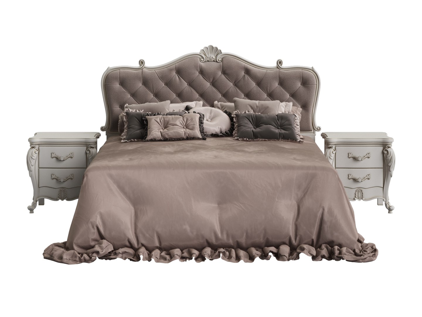 Angelo Cappellini Ponza Bed 3D Model - TurboSquid 2420498