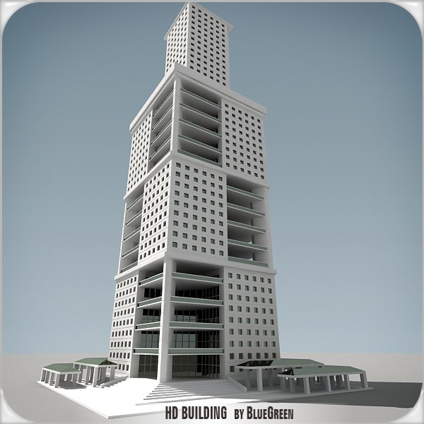 modelo 3d HD Building HDB - TurboSquid 579697