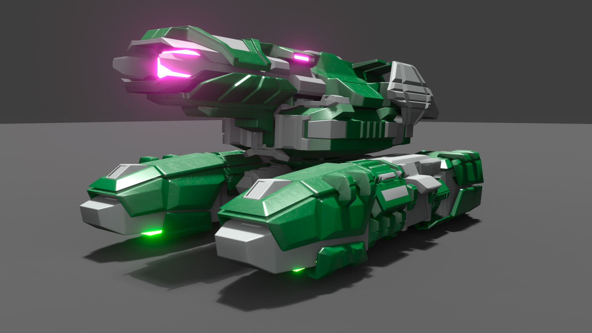 3D Futuristic Heavy Assault Tank 3D Model - TurboSquid 2302783