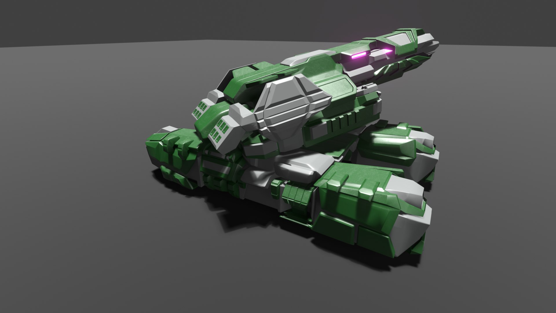 3D Futuristic Heavy Assault Tank 3D Model - TurboSquid 2302783