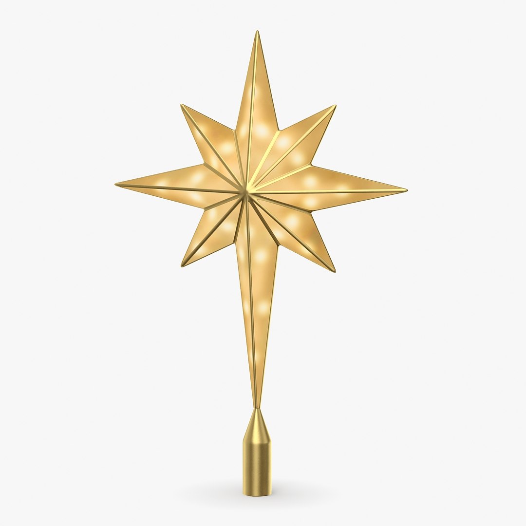 3D Model Star Topper Tree - TurboSquid 1466388