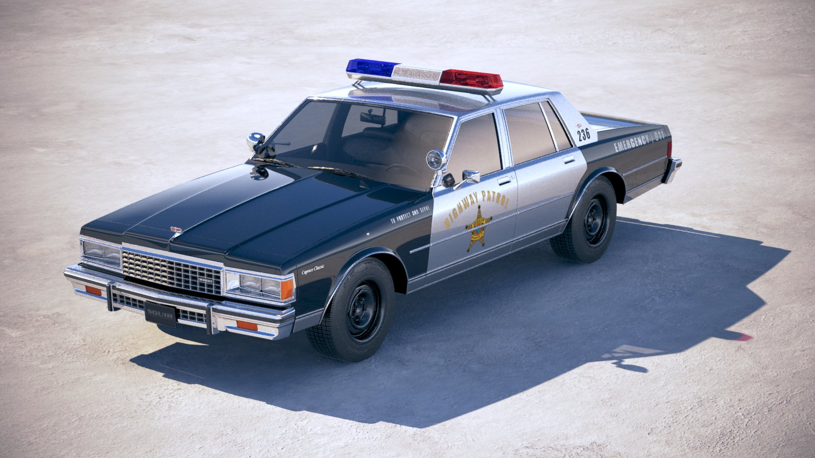 modèle 3D de Chevrolet Caprice Police Car 1978 - TurboSquid 1263681