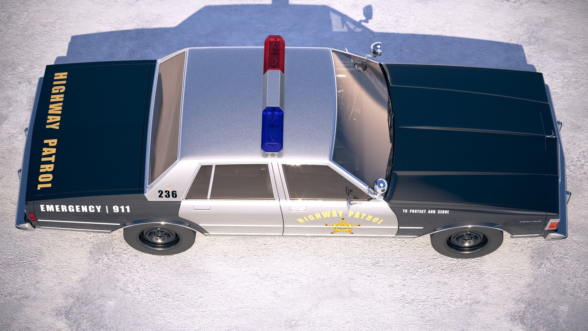 Police Caprice Chevrolet Model - TurboSquid 1263681