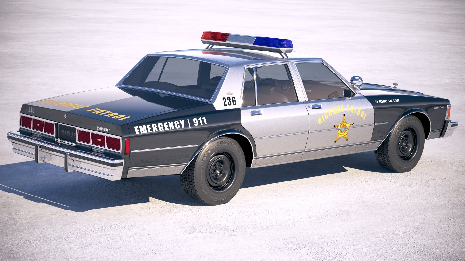 Police Caprice Chevrolet Model - TurboSquid 1263681