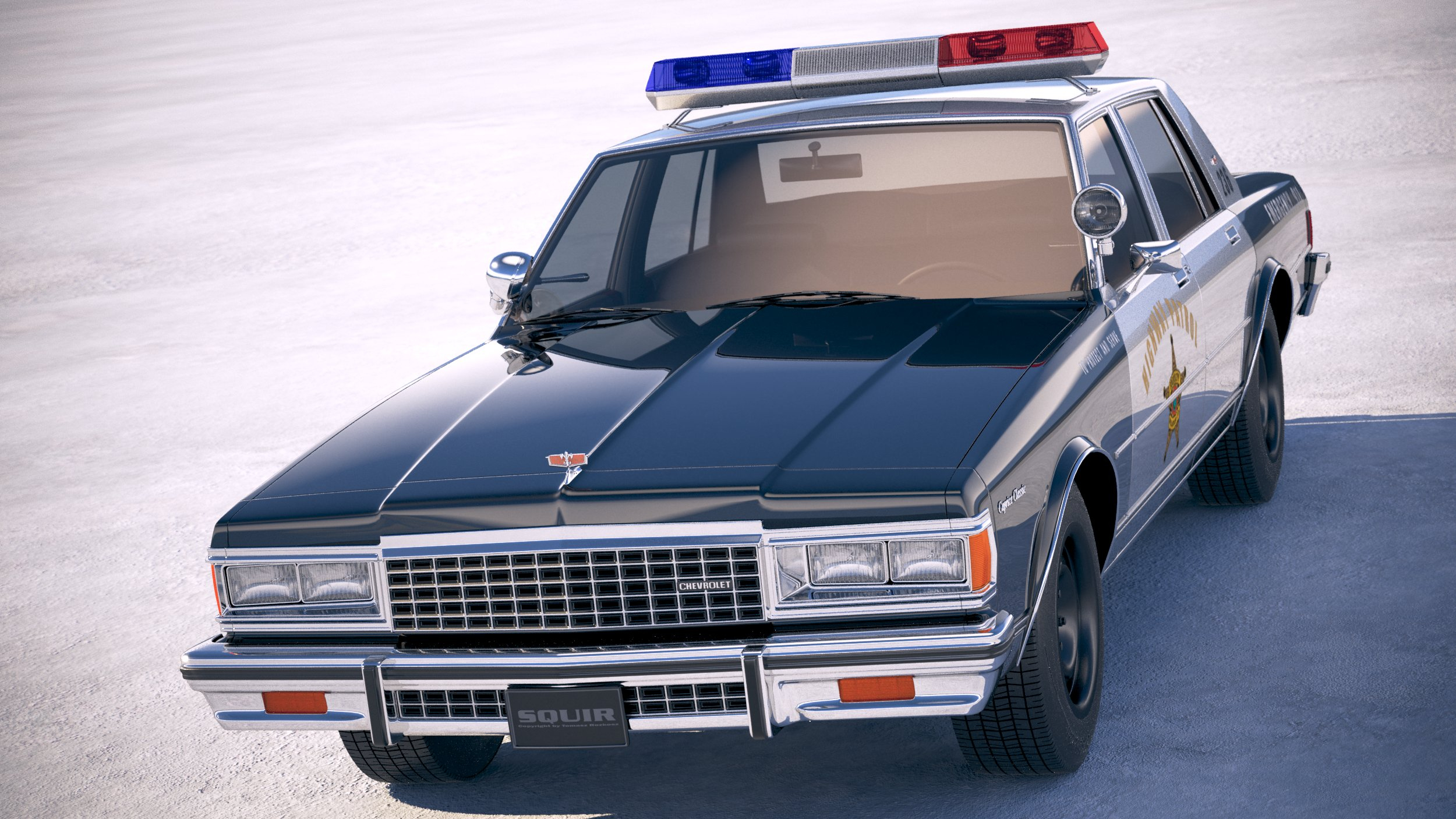 modelo 3d Chevrolet Caprice Police Car 1978 - TurboSquid 1263681