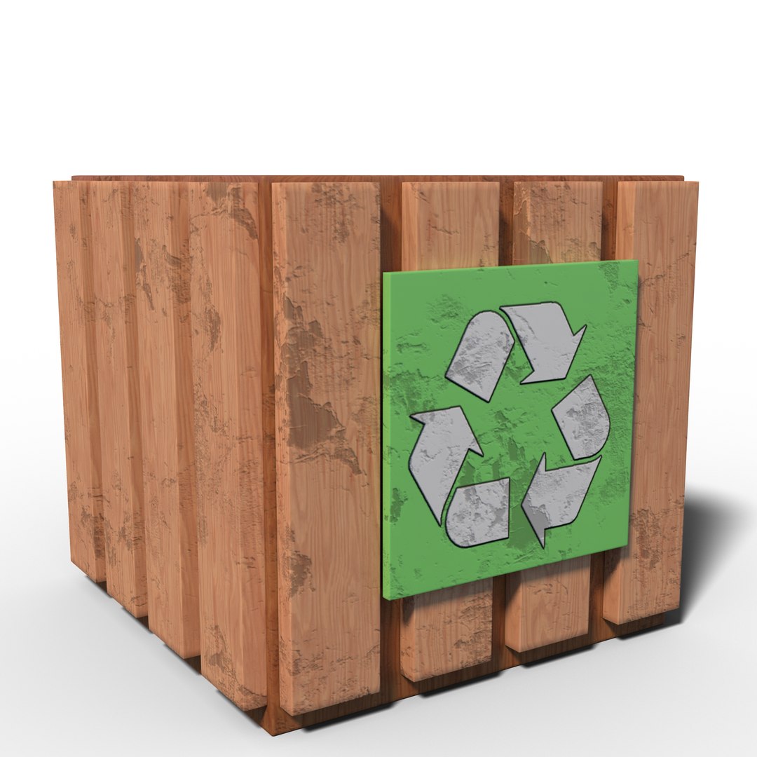 Dustbin 3D Model - TurboSquid 2060577